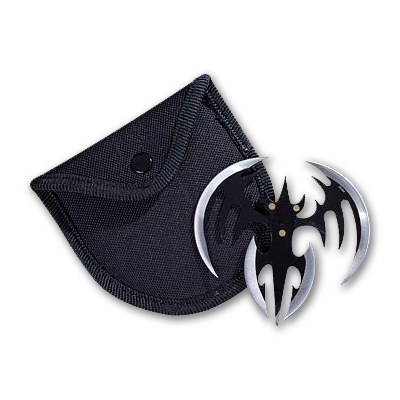 Black Bat Throwing Star - Martial Arts Bat Wing Throwing Stars - Ninja ...