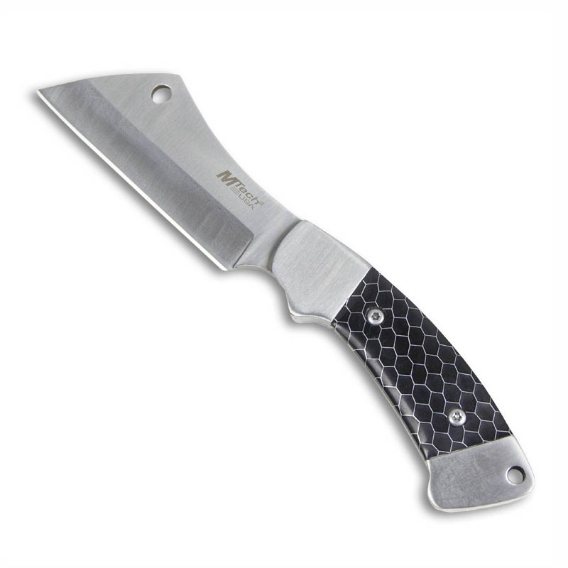 Black Wasp Cleaver Blade - Fixed-Blade Knife - Stainless Steel Blades ...