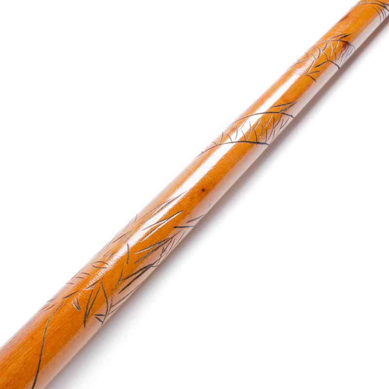 Carved Iron Tipped Staff