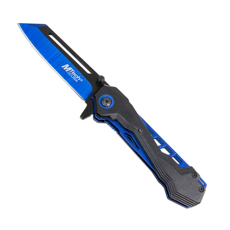 Cyber Assassin Folding Knife - Stainless Steel Knives - Spring Assisted ...