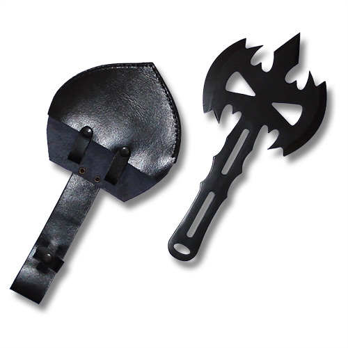 Dark Ages Double Ax - Double Blade Throwing Hatchet - Stainless Steel ...