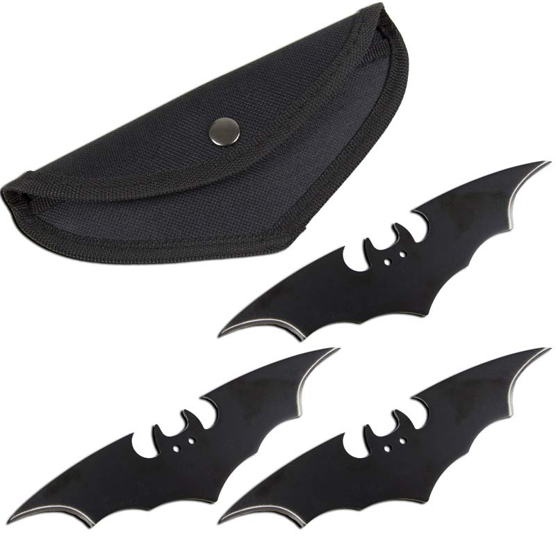 Dark Night Bat Throwers - Bat Throwing Stars - Superhero Weapons ...