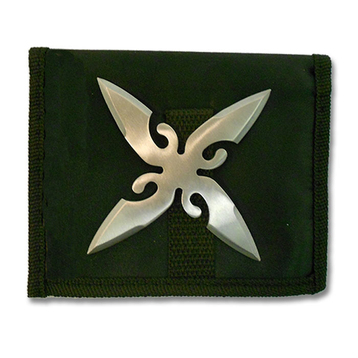 Death Flower Throwing Star - Silver Death Throwing Stars - Four Point ...