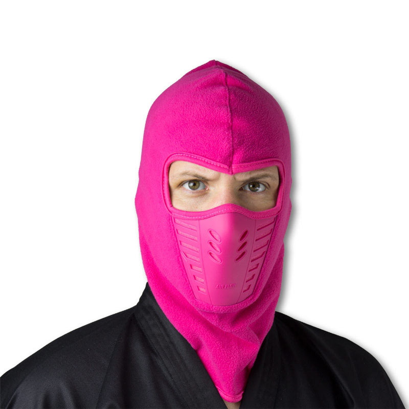 Deluxe Pink Ninja Mask - Pink Ninja Face Mask - Ninja Accessories ...