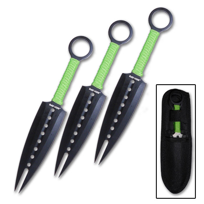 Double Point Zombie Killer Throwing Knives - Anti Zombie Weapon Set ...