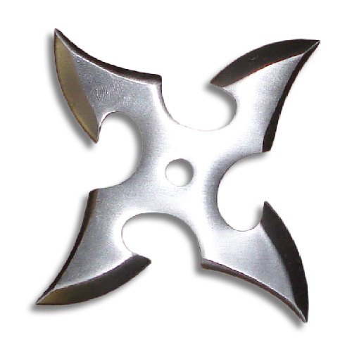 Drunken Legs Throwing Star - Freestyle Shuriken - Stainless Steel Ninja ...