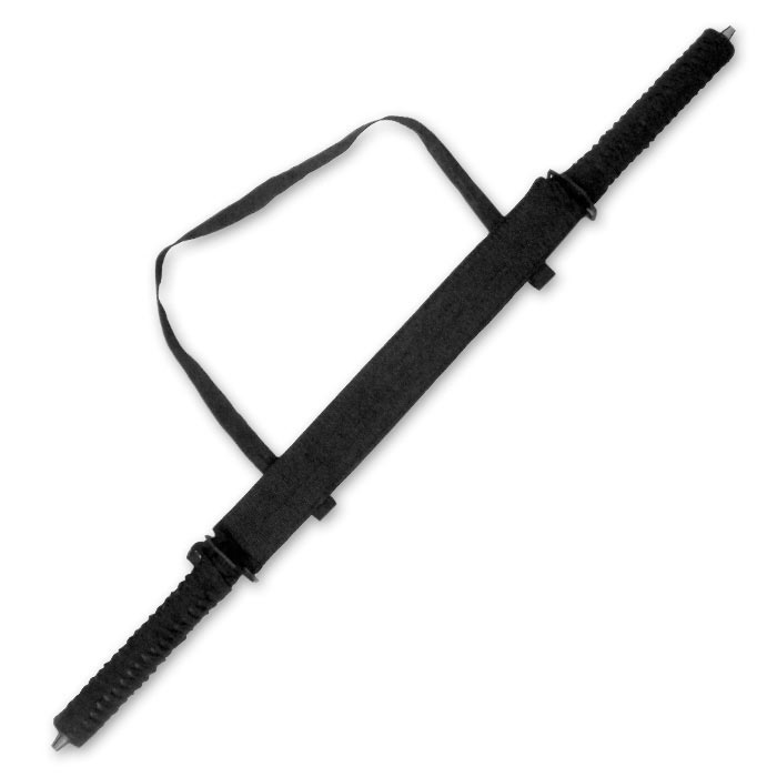 Dual Katanas Ninjas Black Twin Ninja Sword Set