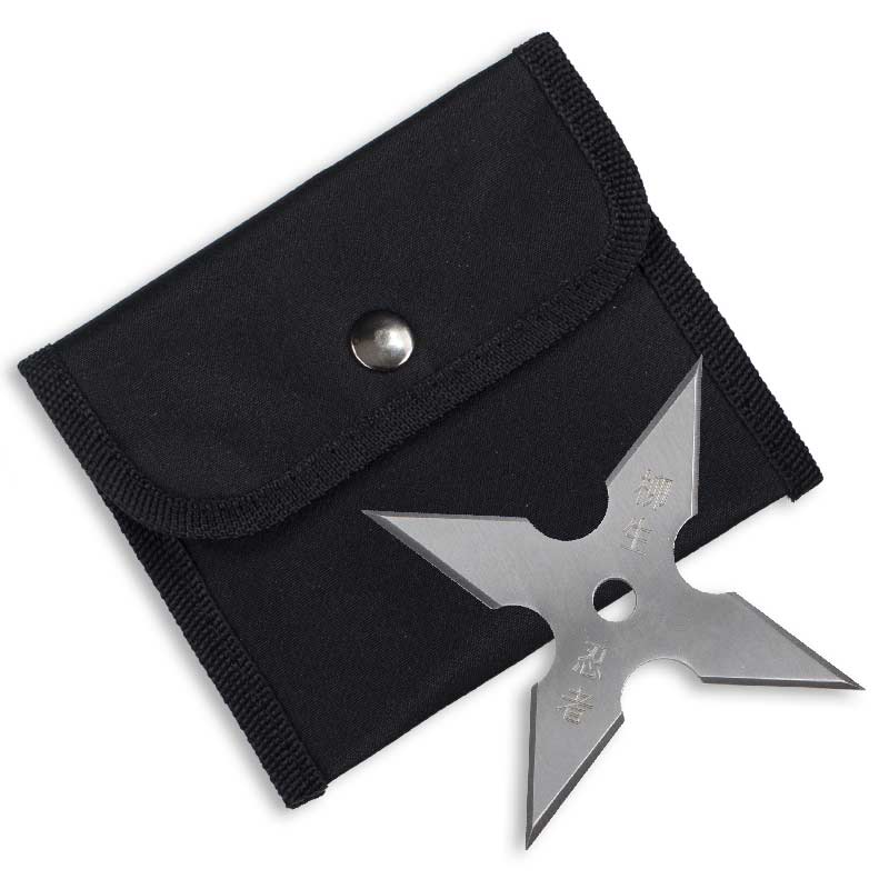 Four Point Throwing Star - 4-point Ninja Star - Steel Shuriken ...