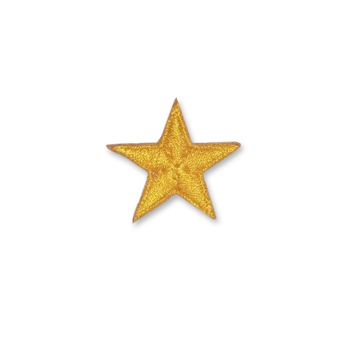 Gold Star Rank Patch - Yellow Star Ranking Patch - Golden Stars Patches