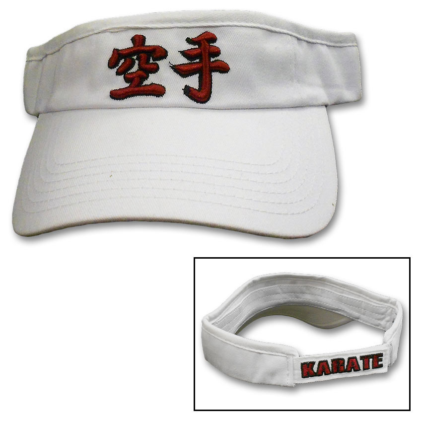 Karate Sport Visor - Martial Arts Hats - Karate Hat