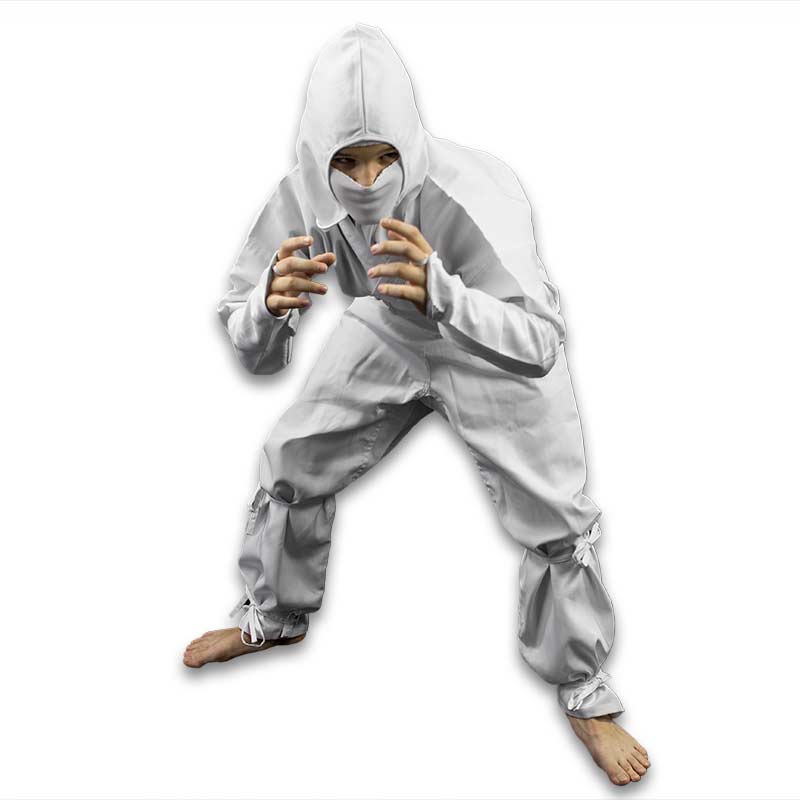 Kids White Ninja Costume - Youth White Ninja Costumes - Children's ...