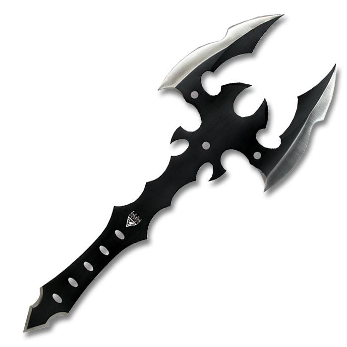 Night Flight Throwing Axe - Paul Elhers Weapons - Black Throwing Axe