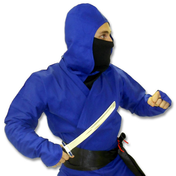 Nightshade Ninja Costume - Blue and Black Ninja Uniform - Subzero Ninja ...