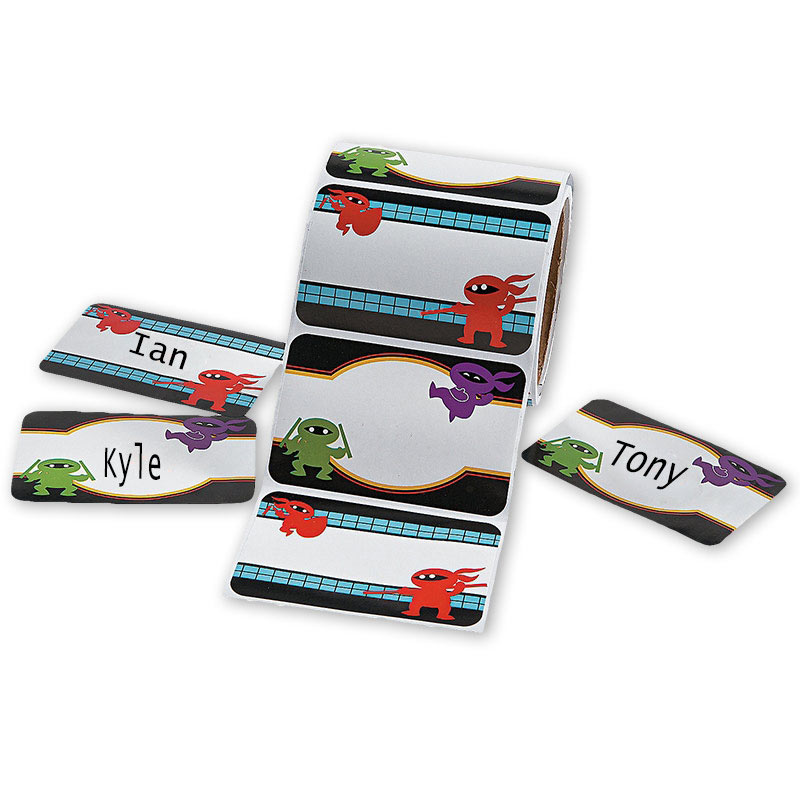 Ninja Name Tags, Ninja labels | KarateMart.Com