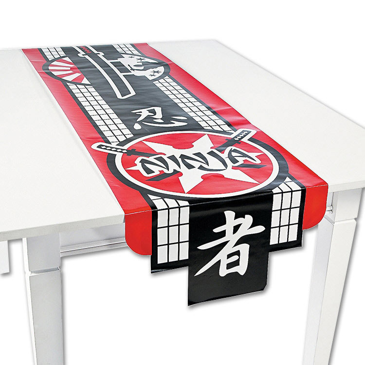 Ninja Party Table Runner - Karate Table Cover - Martial Arts Table ...