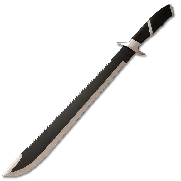 Ninja Utility Machete - Warhunter Sawtooth Machete - Saw Tooth Survival ...