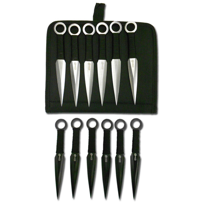 Pin Point Kunai Set - Sharpened Throwing Knives - Throwing Knife ...