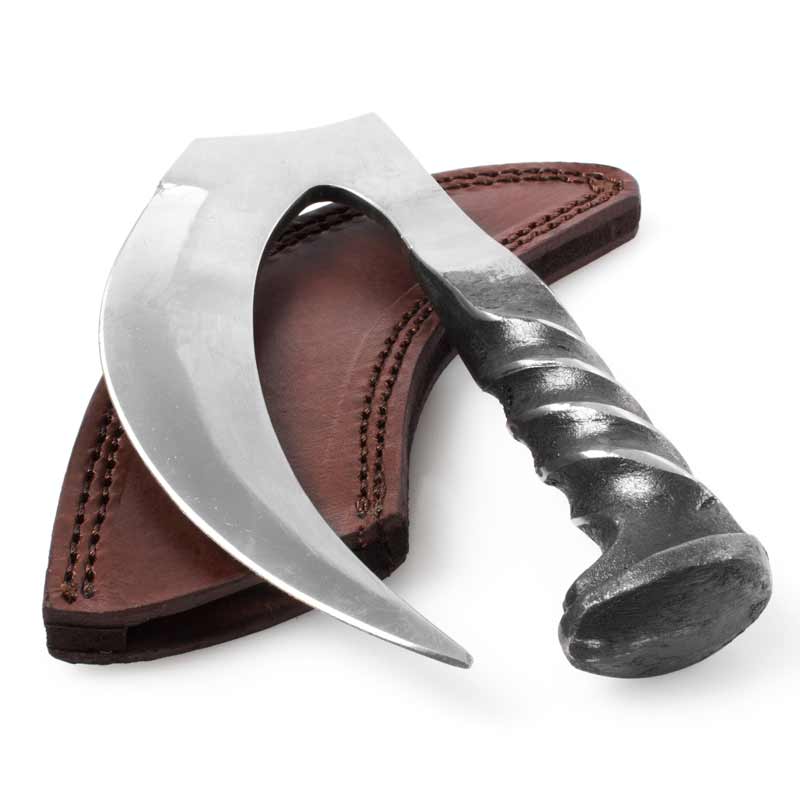 Railroad Spike Fist Blade - Rail Spike Knives - Hand Forged Hook Blade ...