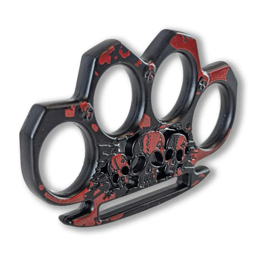 Red Boneyard Knuckle Duster - Brass Knuckles and Knuckle Dusters ...