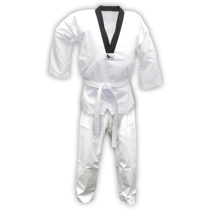 Ribbed Taekwondo Uniform - Ribbed V-Neck Uniform