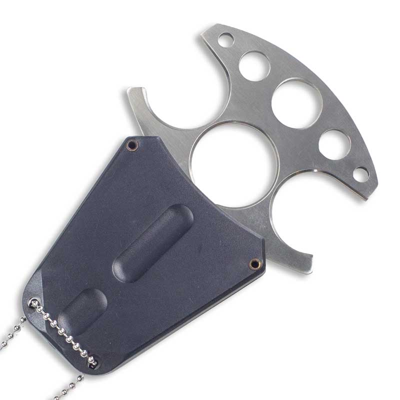 Split Blade Neck Knife - Full Tang Push Dagger - Martial Arts Weapons ...