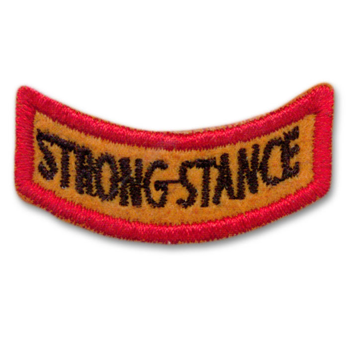 Strong-Stance Award Patch - Martial Arts Award Patches - Martial Art Award