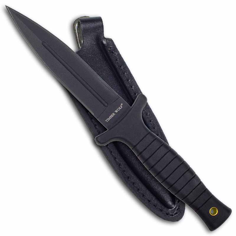 Tactical Boot Knife - Double Edged Stainless Steel Knife - Fixed Blade ...