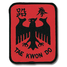 Taekwondo Phoenix Patch - TKD Phoenix Patches - Tae Kwon Do Phoenix Patch