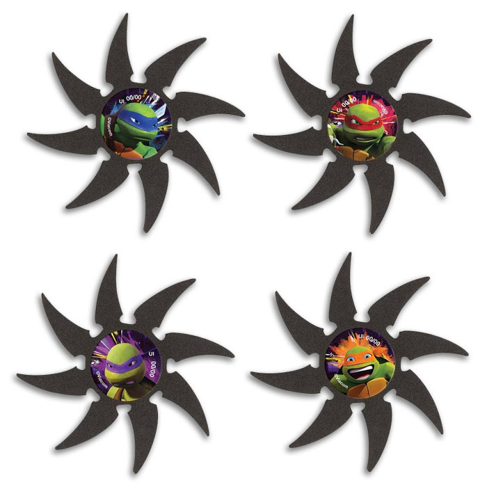 TMNT Foam Star Set - Ninja Turtles Stars - Toy Costume Shuriken