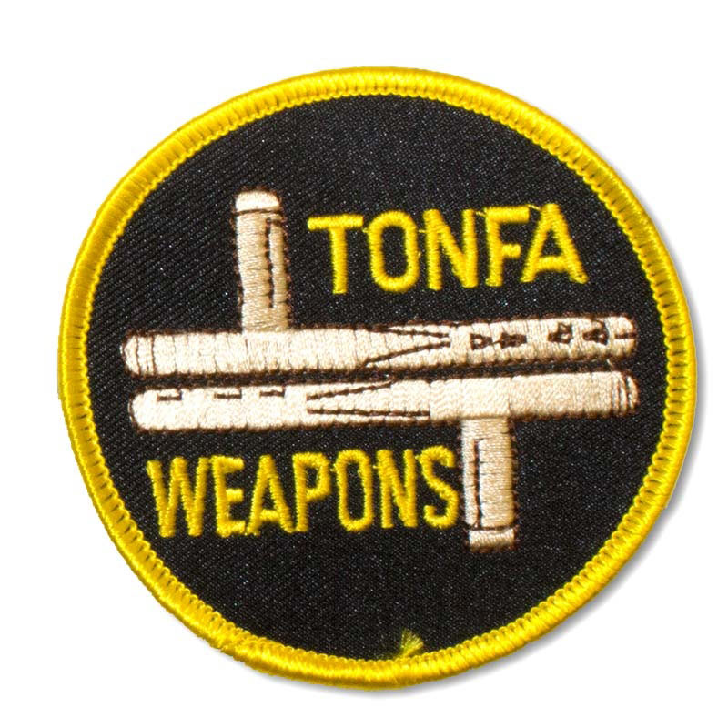 Tonfa Weapons Patch - Tonfa Award Patch - Okinawan Weapon Mastery Patches | KarateMart.com