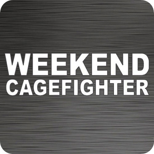 Weekend Cagefighter Car Decal - Cagefighting Car Sticker | KarateMart.com