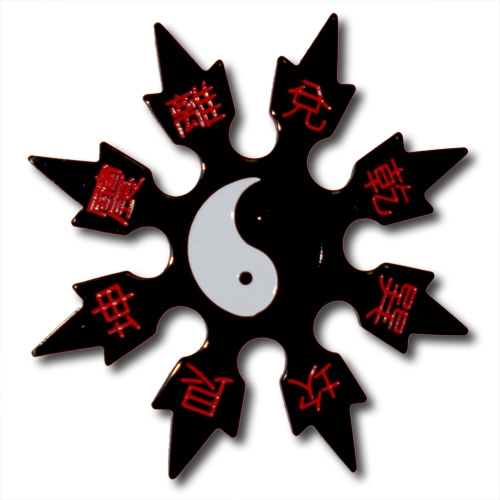 Yin Yang Throwing Star - Unsharpened Throwing Stars - Ying Yang Shuriken
