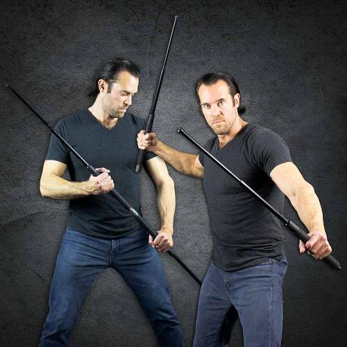 2-Piece Collapsible Bo Staff - Expandable Bo Staff - Telescoping Baton ...