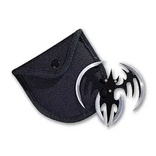 Black Bat Throwing Star - Martial Arts Bat Wing Throwing Stars - Ninja ...