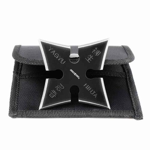 Black Moon Throwing Star - 4 Point Black Ninja Star - Four Point ...