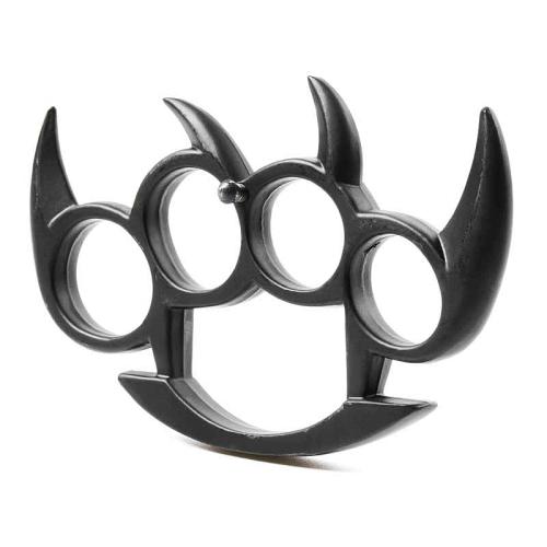 Black Panther Steel Claws - Black Pointed Knuckle Duster - Knuckles ...