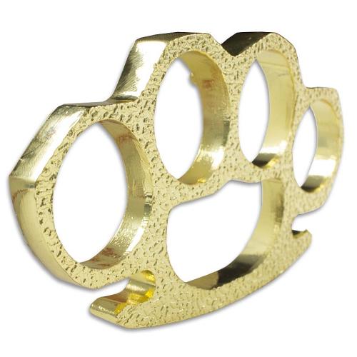 Brass Plated Knuckle Duster - Belt Buckle Brass Knuckles - Golden ...