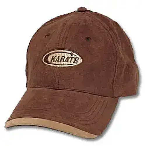 Brown Suede Karate Cap - Martial Arts Hats - Karate Hat