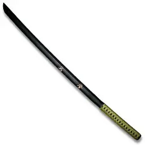 Carved Honor Bokken - Black Honor Kanji Daito - Wrapped Handle Practice Sword