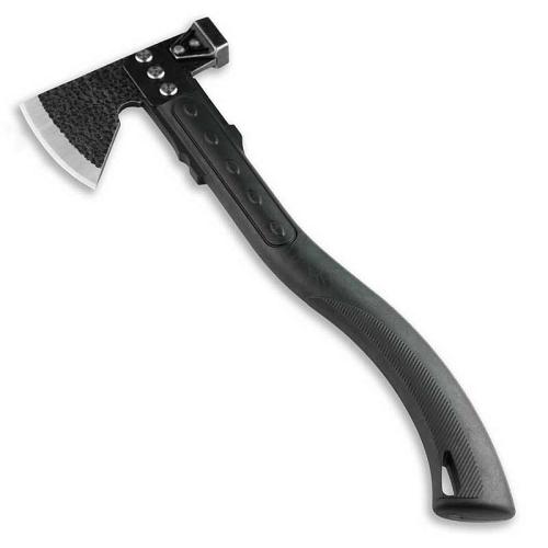 Dark Tactical Axe - Hammer Head Hatchet - Steel Outdoor Axes ...