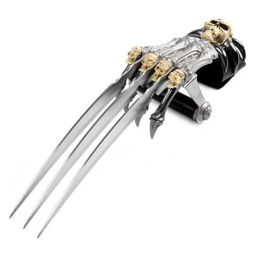 Death Metal Hand Claw - Steel Fist Claws - Skeleton Hand Claws ...
