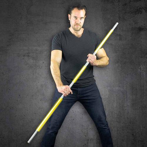 Deluxe Rechargeable LED Bo Staff - Glow In The Dark Weapon - Light Up ...