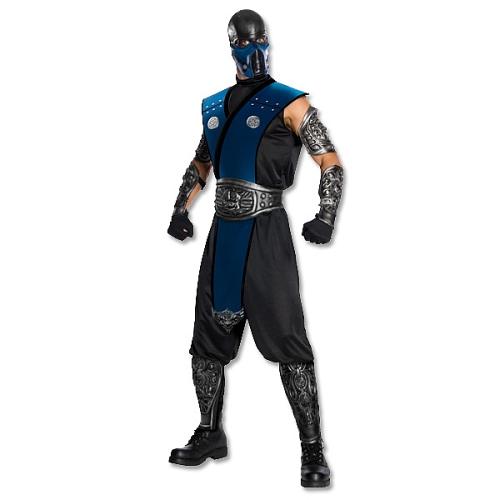 Deluxe Sub-Zero Costume - Subzero Mortal Kombat Costume - Sub Zero ...