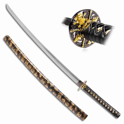Dread Pirate Katana - Skull and Crossbones Steel Samurai Sword - Jolly ...