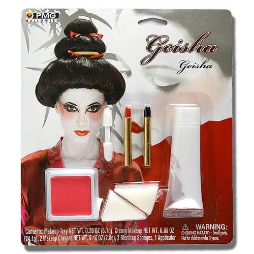 Geisha Makeup Kit - Halloween Make Up Set - Girls Costume Makeup