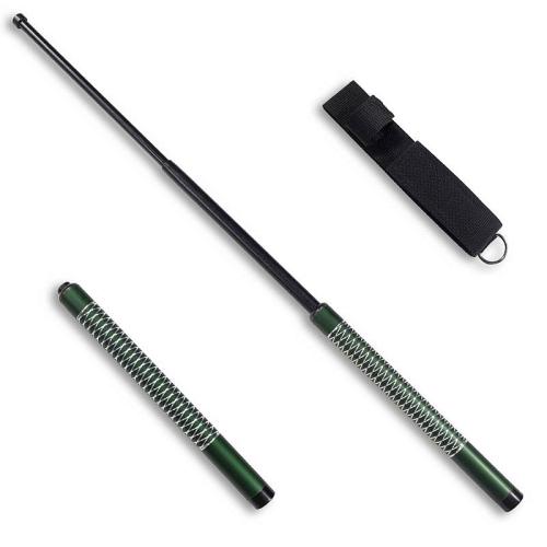 Green Diamond Grip Baton, Telescoping Truncheon, Expandable Asp ...