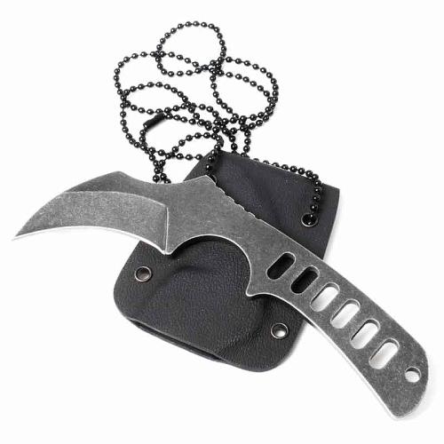 Hawkbill Neck Knife - Curved Blade Neck Knives - Hidden EDC Blade ...