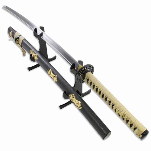 Imperial Guard Katana - Black and Gold Samurai Sword - 1045 Carbon ...