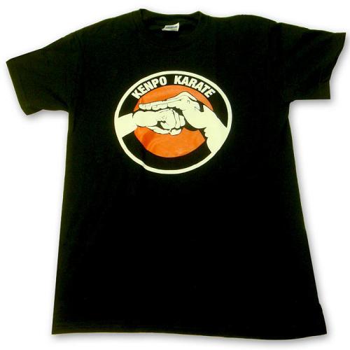 Kenpo Karate Shirt With Large Logo - Kenpo Martial Arts Tee - Black ...