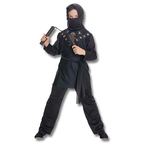 Kids Black Ninja Costume - Halloween Ninja Outfit - Ninja Halloween ...